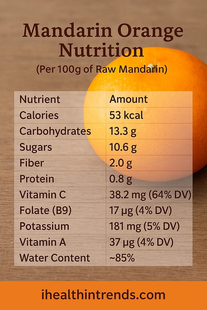 Mandarin Orange Nutrition: The Ultimate Guide To Calories & Benefits